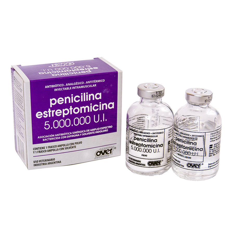 Penicilina Estreptomicina 5 000 000 UI Molerpa Penicilina Estreptomicina 5 000 000 UI Molerpa